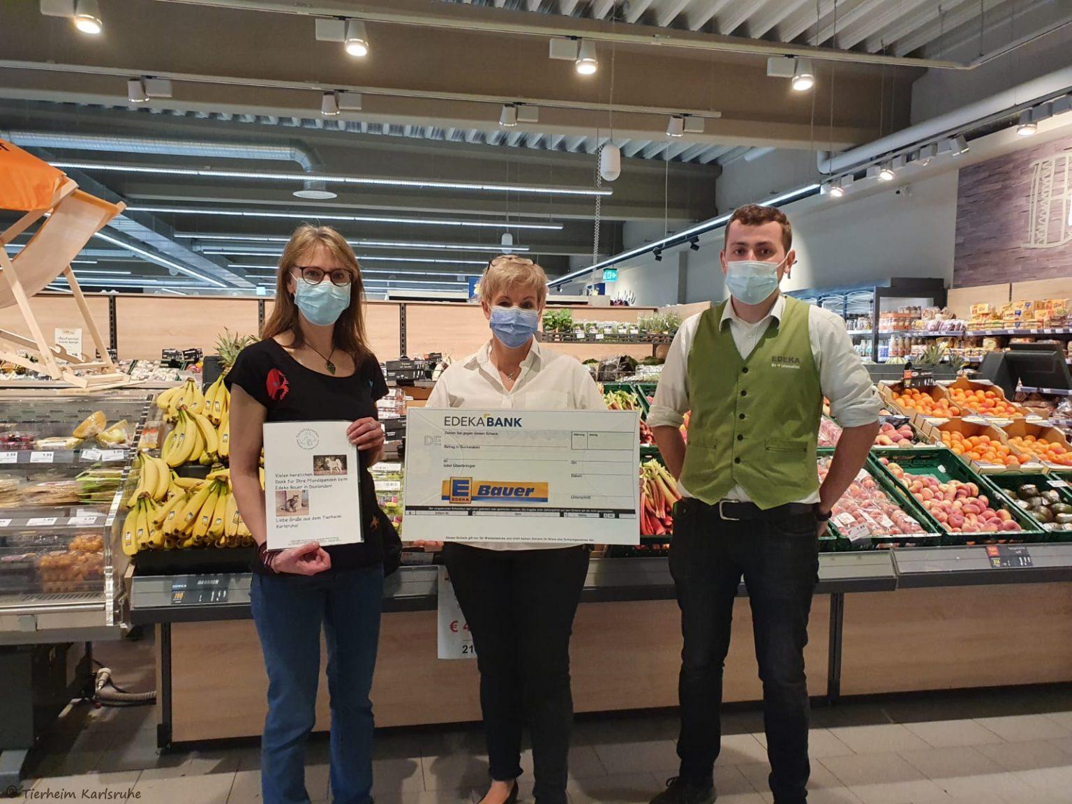Wir danken Edeka Bauer im Waidweg 3 und allen Spendern für die ...
